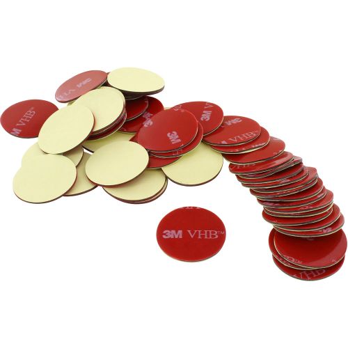 3M Double-Sided Adhesive Mounting Dots - 50pcs - 23mm diameter | xUmp