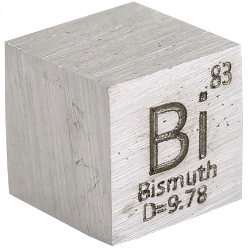 Bismuth Metal Cube - 10mm 99.95 Pure | xUmp
