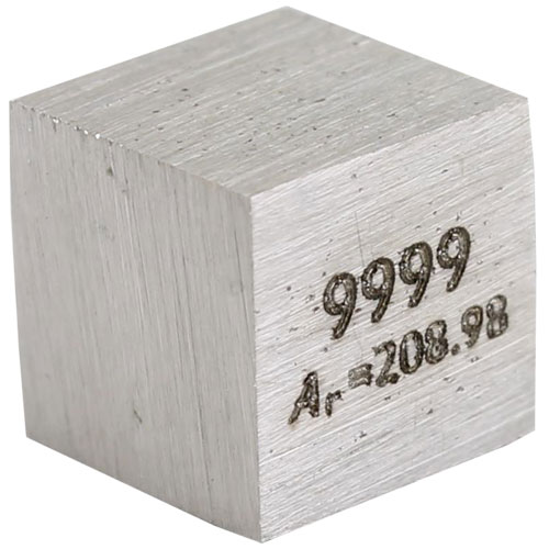 Bismuth Metal Cube - 10mm 99.95 Pure | xUmp