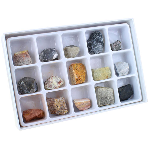 Sedimentary Rocks Kit - 15 Rocks Geology Kit | xUmp